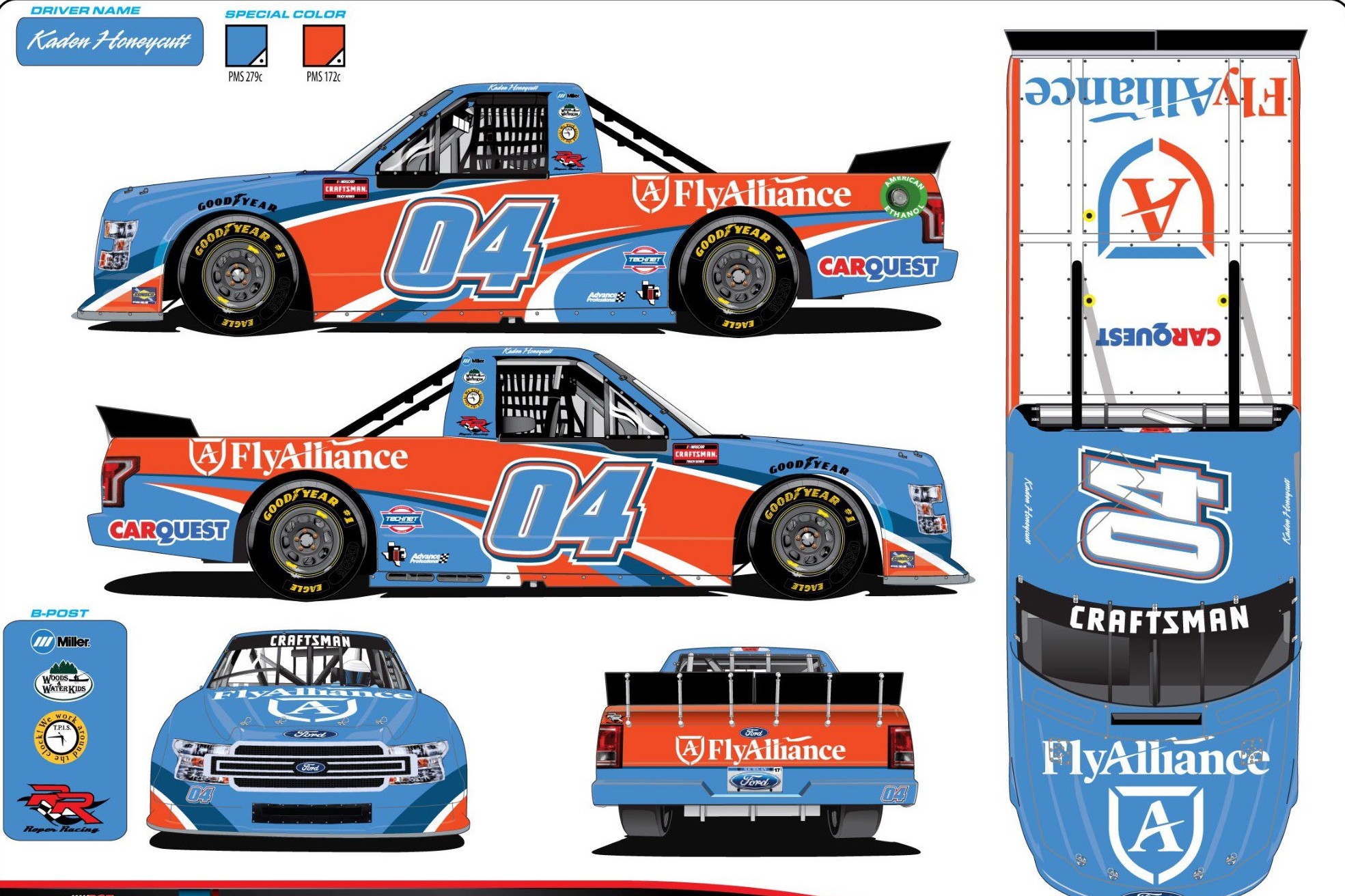 Kaden Honeycutt joins Roper Racing for first 6 Truck races - The ...
